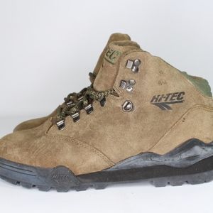 Hi-Tec | Shoes | Vintage New Hi Tec Mens 9 Suede Hiking Boots Tan ...